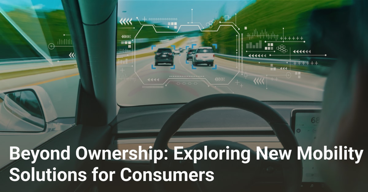 Beyond Ownership: Exploring New Mobility Solutions for Consumers | Bringoz