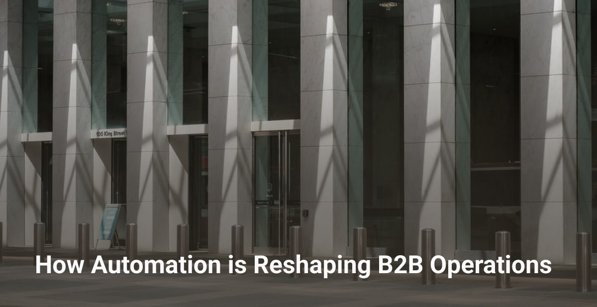 How Automation is Reshaping B2B Operations | Bringoz